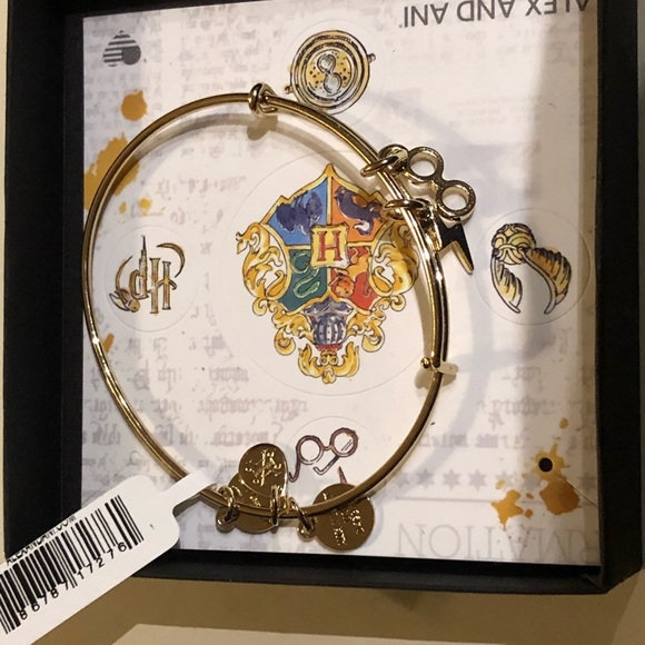 Alex and Ani | Jewelry | Alex And Ani Harry Potter Bolt Glasses Bracelet | Poshmark